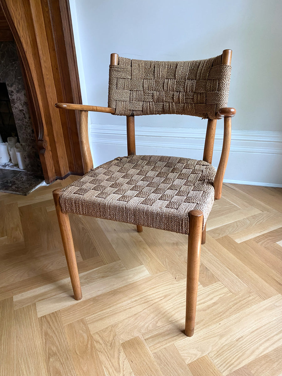 Danish 1930's Rope chair by Karl Schrøder for Fritz Hansen – Studio Nordic
